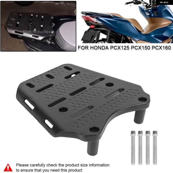 バイク リア ブラケット ホンダ PCX125PCX150PCX160 2014-2023 トップケース テール トランク サポート プレート パッド ラゲッジ ボックス ホルダー ラック カスタム パーツ アクセサリーHigh-conce...