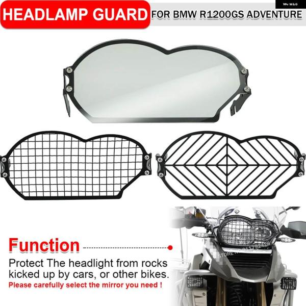 ヘッドライト グリル BMW R1200GS OC R1200GS ADVENTURE 2004-2013 バイク フロント ヘッドランプ ガード カバー グリル カスタム パーツ アクセサリーHigh-concerned chemical...