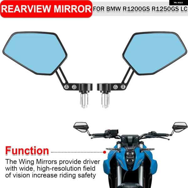 バイク バックミラー ハンドルバー エンド ウィングミラー 7/8インチ 22MM ハンドルバー BMW R1250GS R1200GS F900R ドゥカティ カスタム パーツ アクセサリーHigh-concerned chemical:...