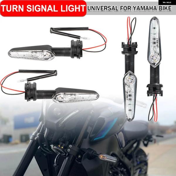 バイク ウィンカーライト フロント リア インジケーター ウインカー LED ランプ ヤマハ トレーサー 700 900 FZ16 5 R3 R6 カスタム パーツ アクセサリーBattery Included:NoHigh-concern...