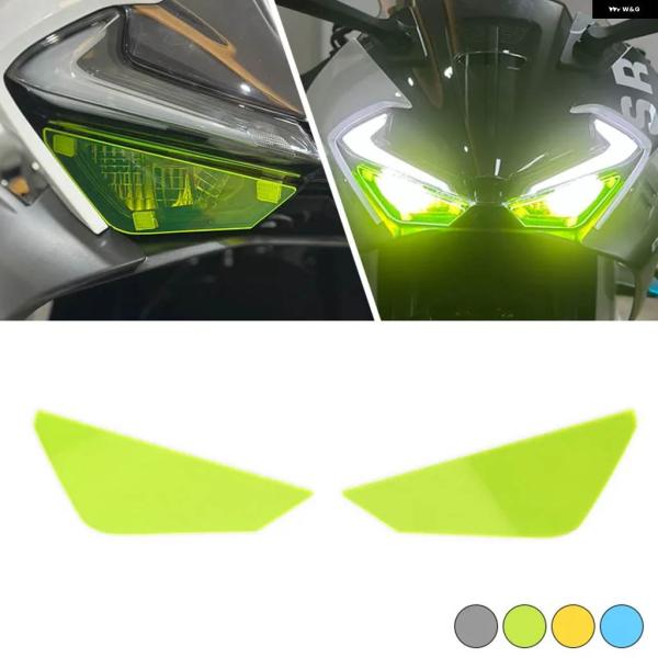 バイク フロント ヘッドライト ガード ヘッドライト レンズ カバー プロテクター 675SR 675SR-R 675 SR SRR 2024 2025に カスタム パーツ アクセサリーProtective parts:OtherHigh-...