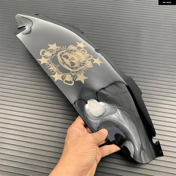 6インチ バイク ウインドスクリーン ウインドシールドカバー スクリーン バイク デフレクター ハーレー エレクトラ ストリート グライド FLHX ツーリング CVO 96-13 カスタム パーツ アクセサリーHigh-concerned...