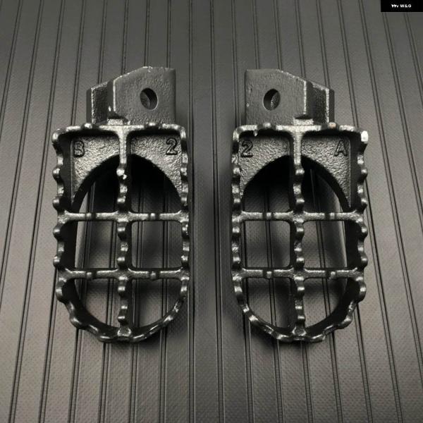 ペア 1993-2001 スズキ RM 80 RM80 ブラック プロ MX スタイル フットペグ ペダル カスタム パーツ アクセサリーHigh-concerned chemical:NoneYear:1999Item Weight:0....