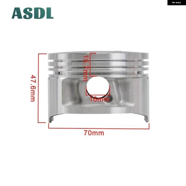 バイク ピストンリングキット ヤマハ XT225 セロー 1985-2007 TW225E 2002-2007 70MM 70.25MM 70.50MM 70.75MM 71MM カスタム パーツ アクセサリーHigh-concerned ...