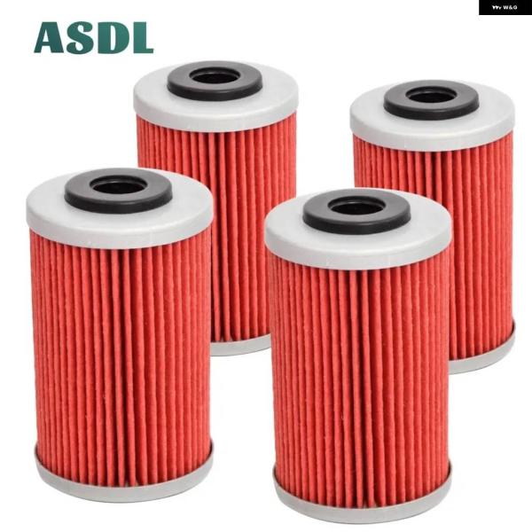 バイク エンジン オイル フィルター 4個 マシン フィルター KT/M EXCF SXF XCF XCFW EXC XC DUK/E 125 250 390 450 500 525 690 カスタム パーツ アクセサリーHigh-conc...