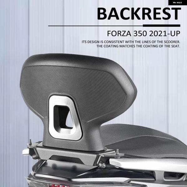 バイク ブラック リアパッセンジャーシート バックレスト クッション バックレスト パッド ホンダ NSS 350 NSS350 2021 2022 カスタム パーツ アクセサリーHigh-concerned chemical:NoneMo...