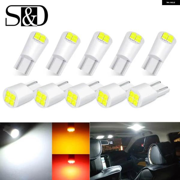 10個 W5W T10 3030 LED シグナルライト 168 194 電球 パーキング ドア ドームランプ サイドクリアランスライト 室内灯 オート 12V カスタム パーツ アクセサリーFor Vehicle Brands/Model...
