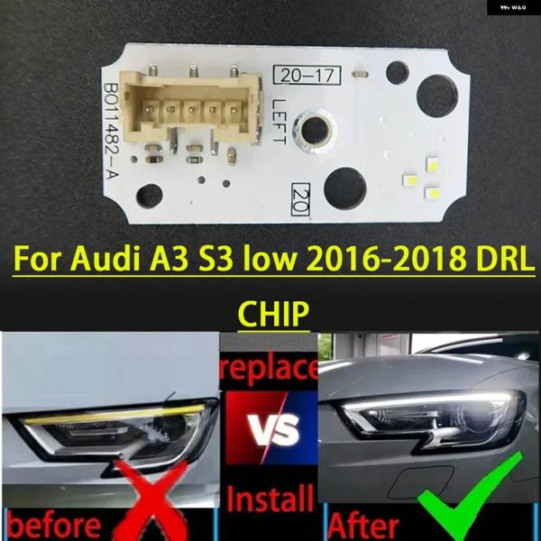 アウディ A3 S3 2016-2019 ヘルニア ローカー ヘッドライト ライト回路基板 ライト マイクロチップ 光源基板 カスタム パーツ アクセサリーHigh-concerned chemical:NoneOrigin:Mainlan...