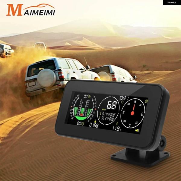 M60 デジタルスピードスロープメーター 傾斜計 M50 GPS スピード メーター コンパス オフロード 4X4 オンボードコンピューター カスタム パーツ アクセサリーHigh-concerned chemical:NoneOutput...