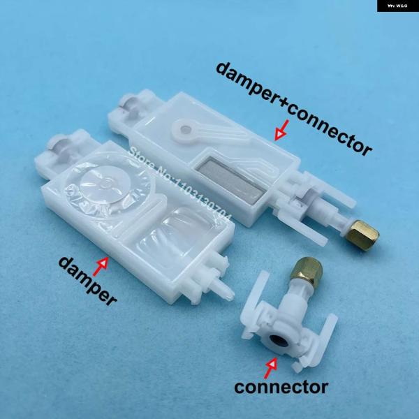 10個 DX5 プリントヘッド インク ダンパー エプソン XP600 TX800 プリントヘッド ダンパー フィルター コネクタ ミマキ CJV30 JV33 ギャラクシー ソルベント アセンブリ 用 カスタム パーツ アクセサリーHig...