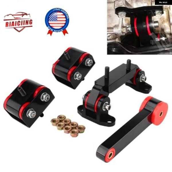 スバル WRX STI 04-12 インプレッサ 93-11 レッド用 エンジン モータートランス ミッション マウント ベストプライス カスタム パーツ アクセサリーMaterial:AluminumModel Number:WG199O...