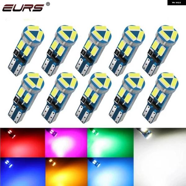 20/10/2個 T5 LED 電球 W3W W1.2W 70 73 74 ダッシュボード ゲージランプ 車内灯 ハザード灯 計器灯 12V カスタム パーツ アクセサリーHigh-concerned chemical:NoneFor Ve...