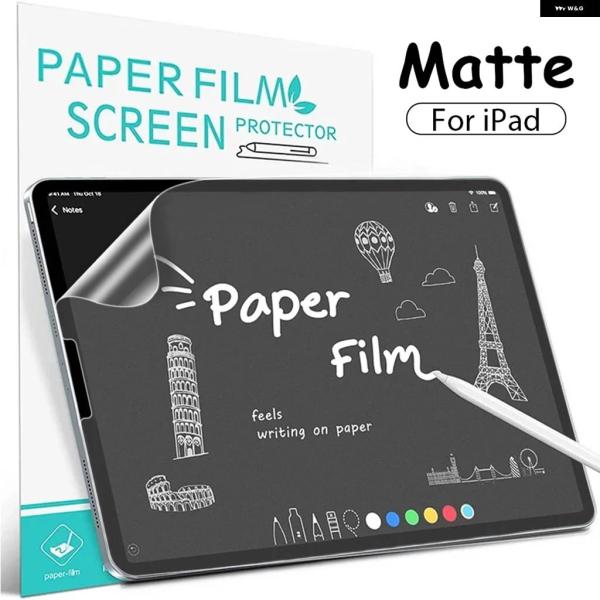 IPAD AIR 11M3A16PRO 12.913M4M5AIR 34510世代9世代8世代MINI 67用ライクペーパーフィルムスクリーン プロテクター カスタム パーツ アクセサリーHigh-concerned chemical:No...