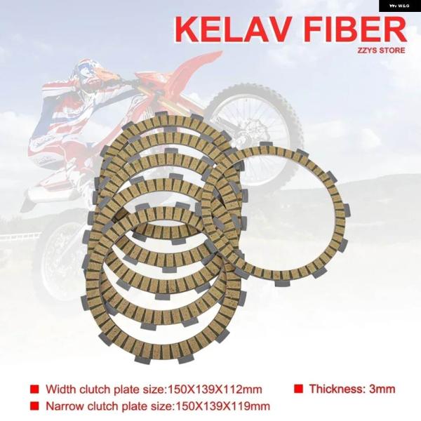 バイク 用 KELAF ファイバー フリクション クラッチプレート ホンダ XR650L XR650 XR 650 L 1993-2014 SLR650 RD09 SLR 650 1997-1998 用 カスタム パーツ アクセサリーMod...