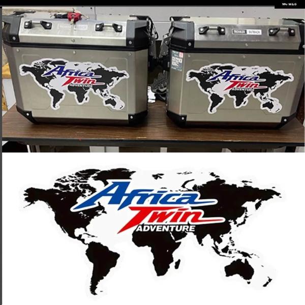 ホンダ アフリカツイン CRF1000L CRF 1000 1100 L CRF1100L トランク ラゲッジ アウトドア トランク アドベンチャー スポーツ ステッカー プロテクター カスタム パーツ アクセサリーHigh-concern...