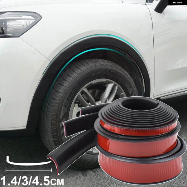 フェンダーフレアホイールアーチウィングエクスパンダーアーチアイブロウ マッドガード リップボディラバー プロテクター カバー マッド フラップ トリム キット カスタム パーツ アクセサリーSpecial Features:Car Body...