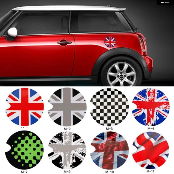ガス燃料 タンクキャップ カバー ステッカー デカール デコレーション MINI COOPER S ONE F55 F56 R55 R56 R60 R61 カスタム パーツ アクセサリーHigh-concerned chemical:Non...