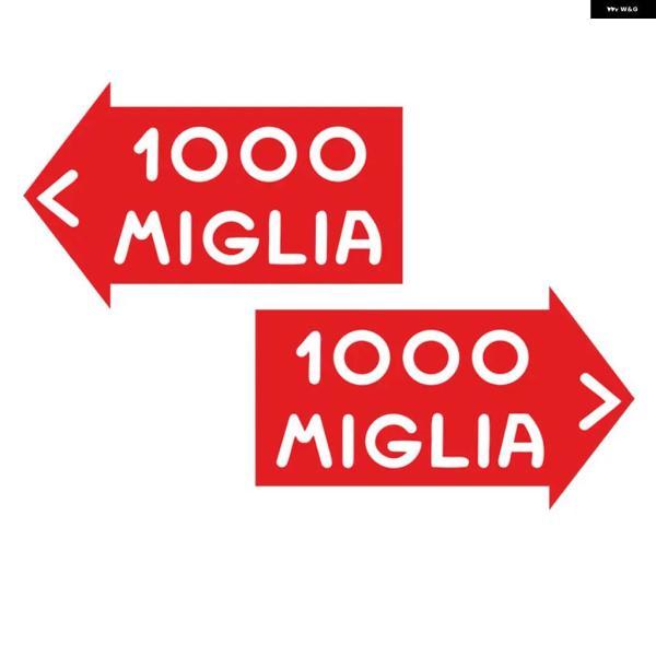 ステッカー VINILO デカール AUFKLEBER ADESIVI COLLA MIGLIA ラリー GP 2 枚 カスタム パーツ アクセサリーCategory:StickersType Of Sticker:Car Bodyis_c...