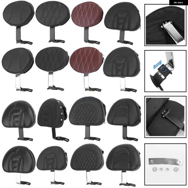 バイク 用ドライバー/ライダーバックレスト プラグイン シーシーバー シート クッション モト パッド ハーレー ファットボーイ ヘリテージ ソフテイル 2007-2017用 カスタム パーツ アクセサリーSpecial Features:...