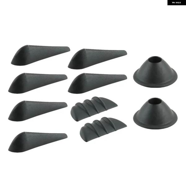 10個 車ボディデフレクター スポイラー ステッカー 車ルーフシャークフィン スポイラー ウィングキット ボルテックス ジェネレーター フェアリング ストリップ カスタム パーツ アクセサリーHigh-concerned chemical:...