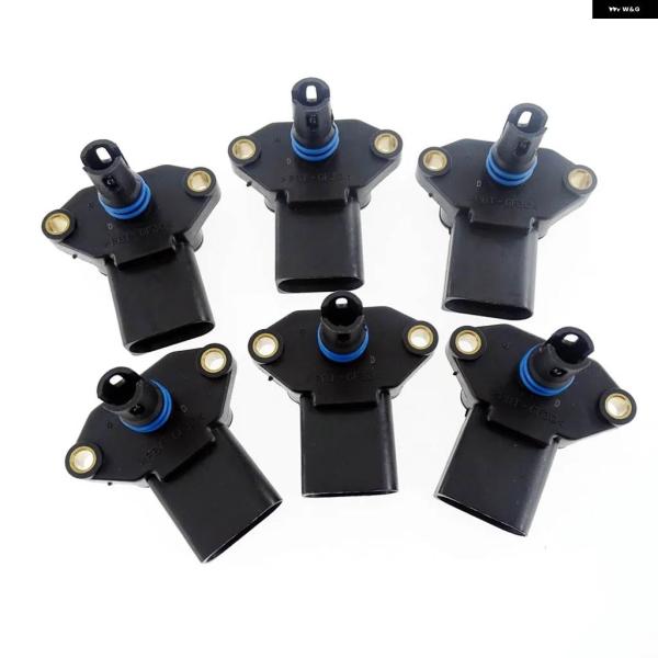 6個 036906051 マップインテーク マニホールド 絶対圧センサー 1.2 1.6 1.4 16V VW ゴルフ MK3 MK4 ポロ シュコダ シート用 036906051D カスタム パーツ アクセサリーRepeatability...