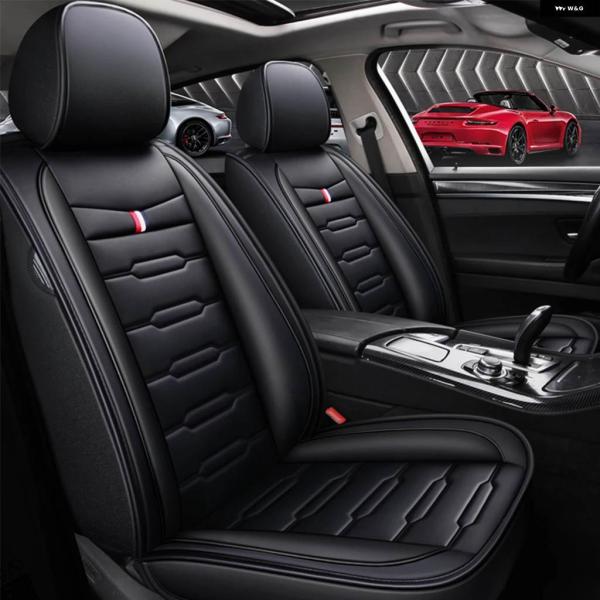 フォルクスワーゲン ゴルフ ポロ VW トゥーラン ヴァリアント マゴタン ジェッタ パサート トゥアレグ インテリア 用レザーカーシートカバー カスタム パーツ アクセサリーFilling:PE FoamTarget Pet:Dog &a...