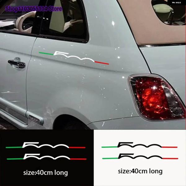 フィアット 500 595 500L用 2枚セット 車用ボディ ステッカー デカール カスタム パーツ アクセサリーCategory:StickersType Of Sticker:Creative StickersPackaging:No...