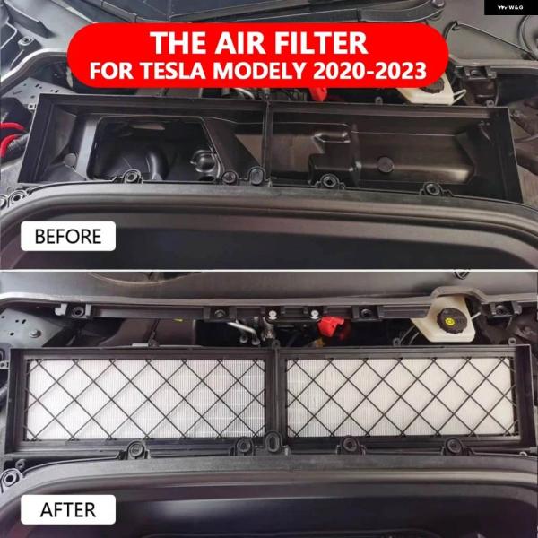 モデルYエア フィルター HEPAエアインテーク フィルター テスラ モデルY 2020 - 23用 カスタム パーツ アクセサリーHigh-concerned chemical:NoneOrigin:Mainland ChinaModel...
