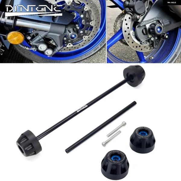 ヤマハ MT-07 TRACER GT 700 オートバイ フロント リア アクスル ホイール 防止 スライダー パッド キット TRACER7 プロテクター カスタム パーツ アクセサリーHigh-concerned chemical:N...