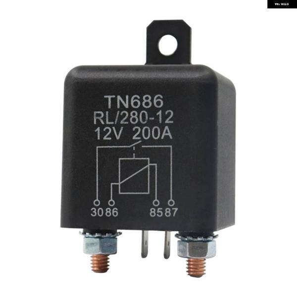 高電流リレー始動リレー 200A 100A 12V/24V 電源 大電流始動リレー カーリレー カスタム パーツ アクセサリーHigh-concerned chemical:NoneMaterial:MetalModel Number:as...