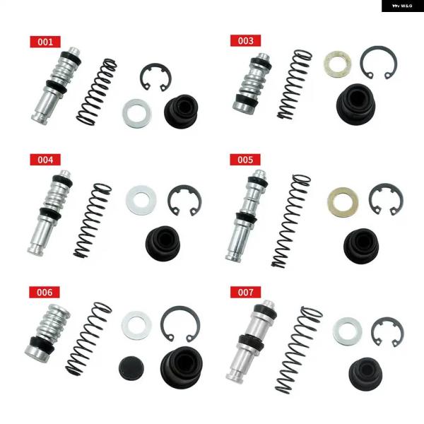 11MM 12.7MM 13.8MM 14MM オートバイ クラッチブレーキ ポンプ セットピストンプランジャーリペアキット マスター シリンダー ピストンリグ カスタム パーツ アクセサリーHigh-concerned chemical:...