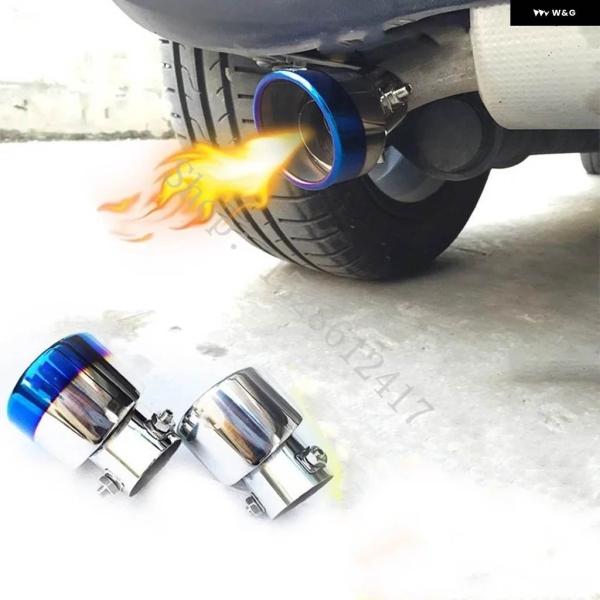 MERCEDES-BENZ SMART FORFOUR 2009 2010 2011~2016 ステンレス テール パイプ マフラースリーブ 装飾 トリム カーアクセサリー カスタム パーツ アクセサリーHigh-concerned che...