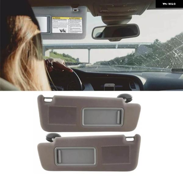 車用フロントサンバイザー ミラー 付き LEDライト付き トヨタ LAND CRUISER J12 LC120 2002-2009 カスタム パーツ アクセサリーHigh-concerned chemical:NoneOrigin:Main...