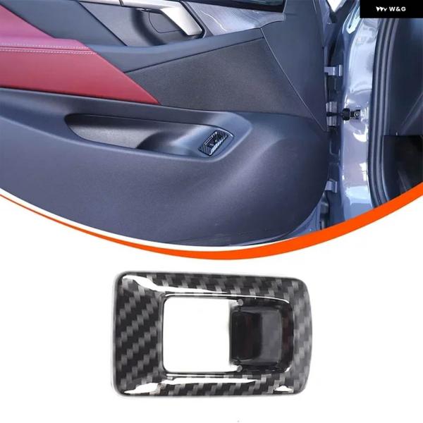 BMW 5シリーズ G60 2024 車内 テールゲート スイッチ 装飾 フレーム ステッカー ABS カーボン アクセサリー 1個 カスタム パーツ アクセサリーHIGH-CONCERNED CHEMICAL:NONEEXTERNAL T...