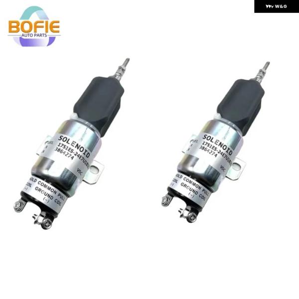 OEM 3864274 自動車 12V/24V 掘削機 遮断 ソレノイド ディーゼル エンジン 燃料ストップ ソレノイド バルブ エンジン E7 カスタム パーツ アクセサリーHIGH-CONCERNED CHEMICAL:NONEORIG...