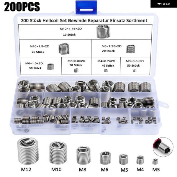 OEMナンバーなし ステンレス ねじインサート 金属 ねじインサート ジョイント性能向上 ピッチ偏差排除 カスタム パーツ アクセサリーHIGH-CONCERNED CHEMICAL:NONEORIGIN:MAINLAND CHINAOEM...