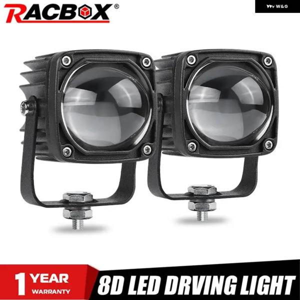 2インチ 8D ミニ ドライビングライト オフロード 4X4 スポットライト LED オートバイ 作業灯 プロジェクター フォグランプ 車 トラック ATV ボート RV SUV カスタム パーツ アクセサリーHIGH-CONCERNED ...