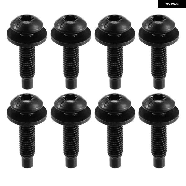 8個ハードトップ トルクスネジ ボルト ジープ ラングラー JK 2007-2018 エクストラロング 自動車用 M8X1.25ボルト ステンレス ブラック カスタム パーツ アクセサリーHIGH-CONCERNED CHEMICAL:NO...