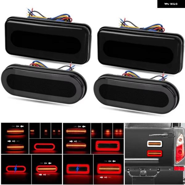 トラック 3IN1 LED テールライト 68LED ブレーキ ストップランプ DRL シーケンシャル ウィンカーランプ 車 バイク ATV トレーラー バス RV 12V 24V カスタム パーツ アクセサリーHIGH-CONCERNED...