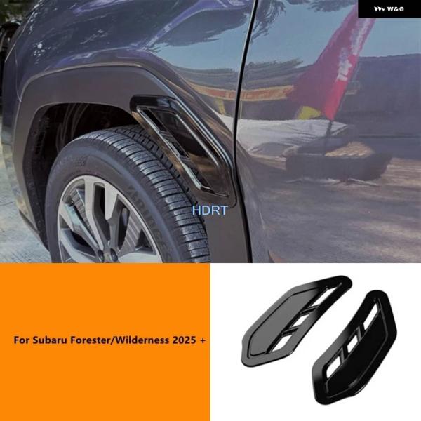 スバル フォレスター /ウィルダネス 2025 カー スタイル フロントサイドリーフフェンダー ホイールアーチ エアインテークカバー アクセサリー 外装 ステッカー カスタム パーツ アクセサリーHIGH-CONCERNED CHEMICA...