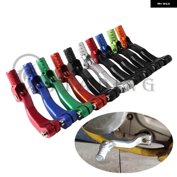 汎用 オートバイ アクセサリー CNCアルミ 折りたたみ ギア シフト レバー 110CC-250CC クワッドATV モトクロス エンデューロダート バイク KAYO カスタム パーツ アクセサリーHigh-concerned chemi...