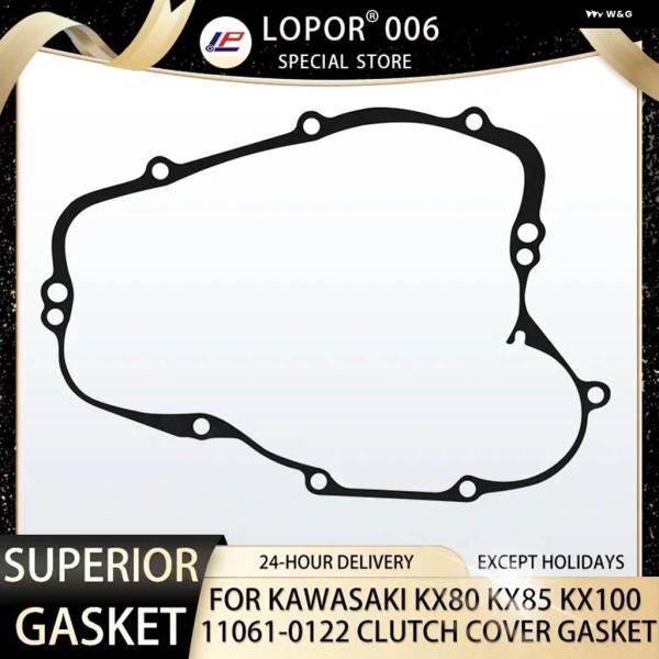 オートバイ エンジン クランクケース クラッチカバー シールガスケット カワサキ KX80 1988-00 KX85 06-22 KX100 2006-22 KX 80 85 100 11061-0122 カスタム パーツ アクセサリーHi...
