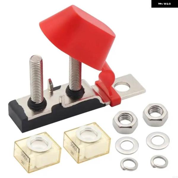 ニッケルメッキダブルターミナルヒューズ ホルダー 100-300A密閉型 プロテクター 付き直流配電 カスタム パーツ アクセサリーHigh-concerned chemical:NoneOrigin:Mainland ChinaNicke...