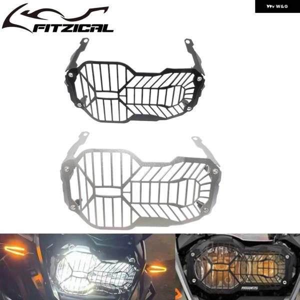 バイク ヘッドライト ガード プロテクター グリル カバー BMW R1200GS/LC 2013-2018 R1200GS/LC ADV 2014-2018 カスタム パーツ アクセサリーProtective parts:Lighting...