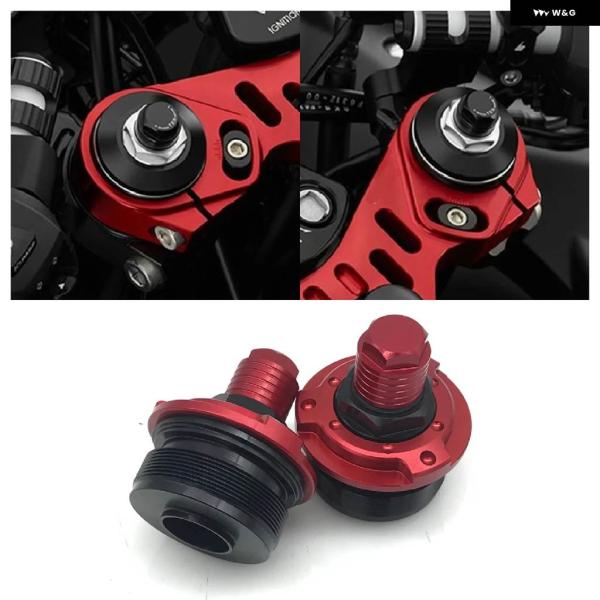 ヤマハ MT15 MT-15 ABS XSR155 2019 - 23 オートバイ 40MM フロント フォーク ショックアップ プリロードアジャスター スクリューキット カスタム パーツ アクセサリーProtective parts:Fr...