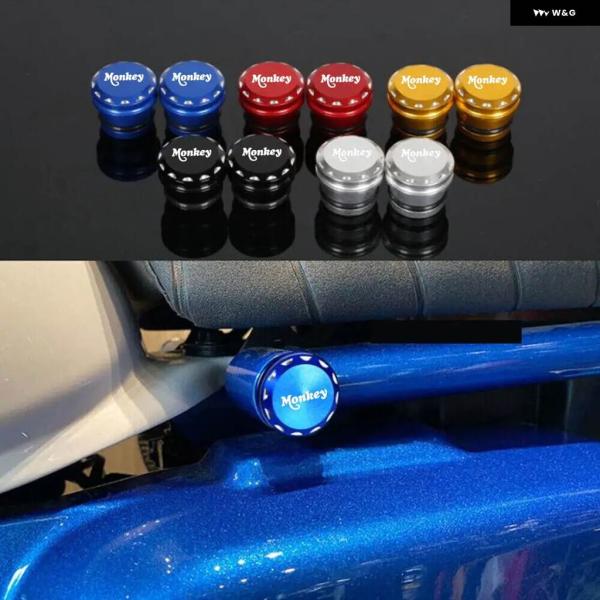 3Dアルミシートボルトネジ フレーム キャップ ホンダ モンキー125 MONKEY125 Z125 Z 125 2018-2023 カスタム パーツ アクセサリーProtective parts:Frame ProtectionHigh-...