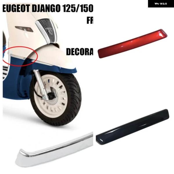 バイク アクセサリー プジョー DJANGO 125/150 QP150T-C フロント パネル クローム トリム ストリップ DJANGO 125/150 QP150T-C カスタム パーツ アクセサリーProtective parts:...