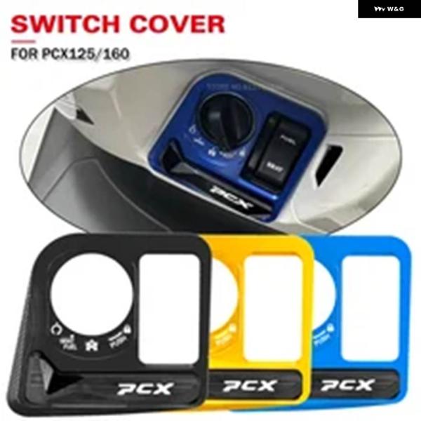 オートバイ 電動ドアロックスイッチカバー キースイッチパッチ アウター キャップ プロテクター アクセサリー ホンダPC X125PC X160PC X 125 160 カスタム パーツ アクセサリーHigh-concerned chemi...