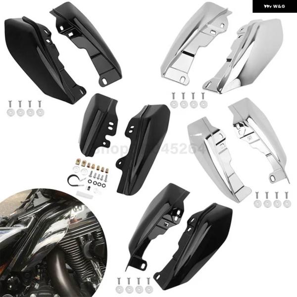 バイク ヒートシールド ミッド フレーム エアデフレクター モトクロス アクセサリー ハーレー ツーリング ストリート エレクトラ グライド ロードキング 01以降 カスタム パーツ アクセサリーHigh-concerned chemica...