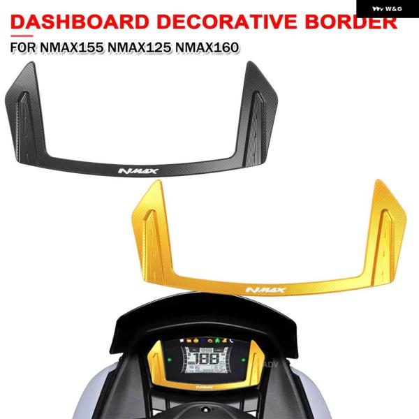 オートバイ ダッシュボード 装飾 ボーダー計器 フレーム カバー トリム ヤマハ NMAX155 NMAX125 NMAX160 125 160 2020-2023 カスタム パーツ アクセサリーHigh-concerned chemica...